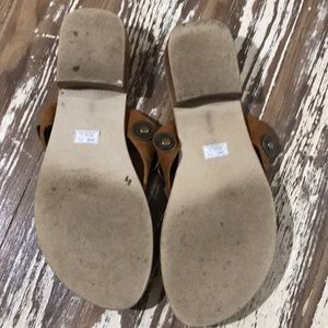 cha cha | Shoes | Cha Cha Brown Leather Thong Flipflop Style Sandal ...